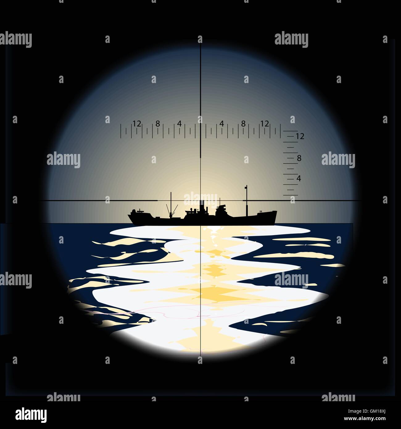 Weapon scope Stock Vector Images - Alamy