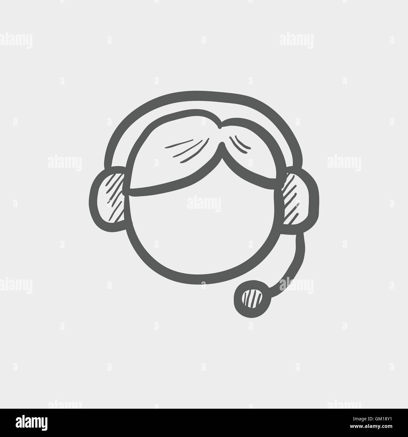 Customer service sketch icon Stock Vector Image & Art - Alamy