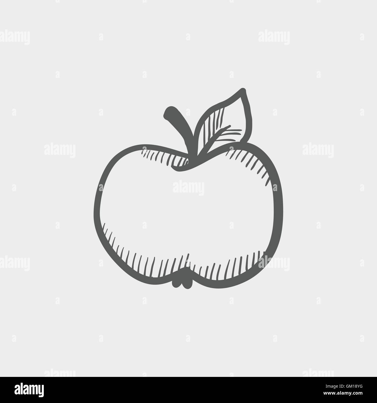 Apple sketch icon Stock Vector Image & Art - Alamy