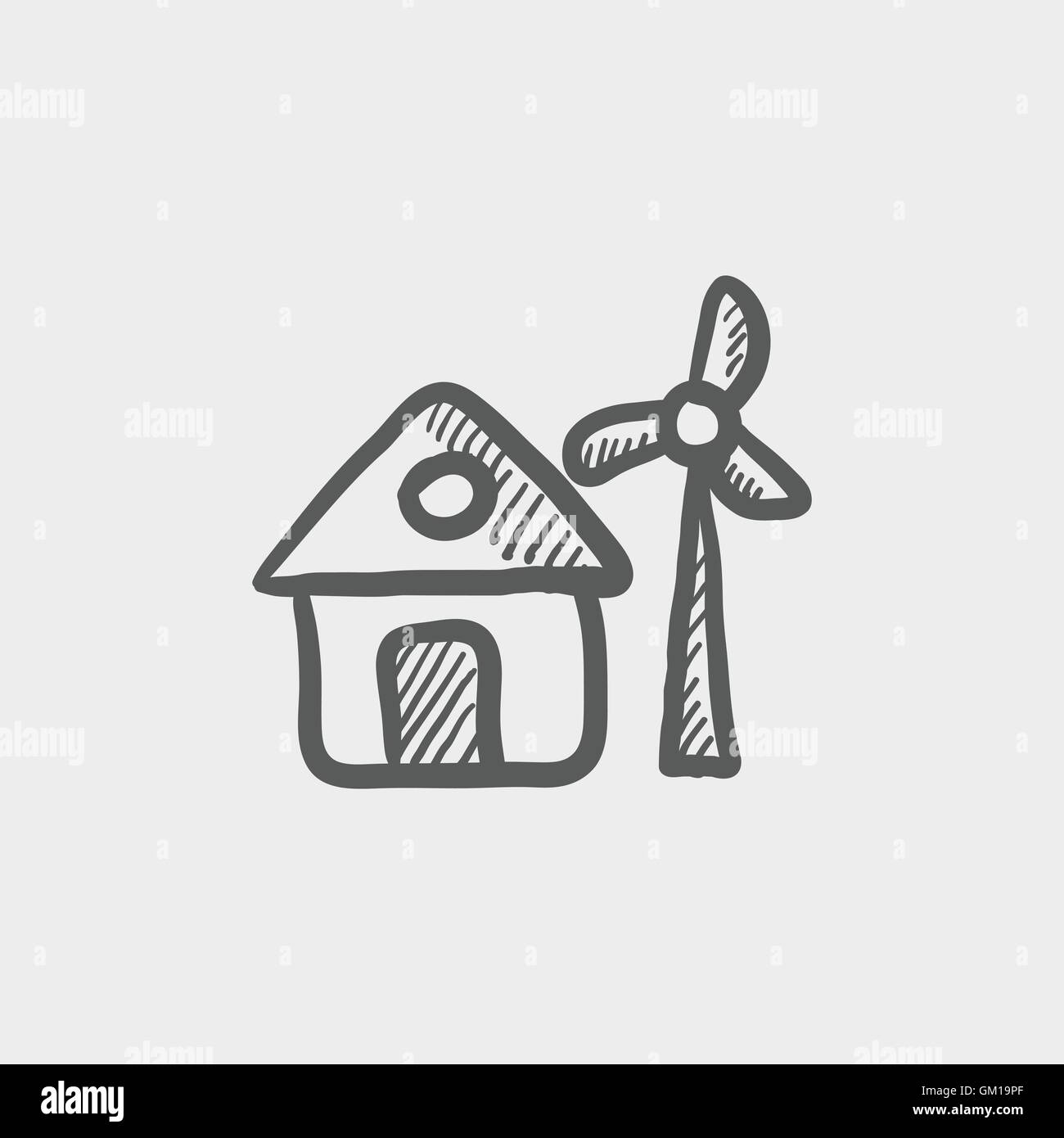 Electric windmill draw Stock Vector Images - Alamy