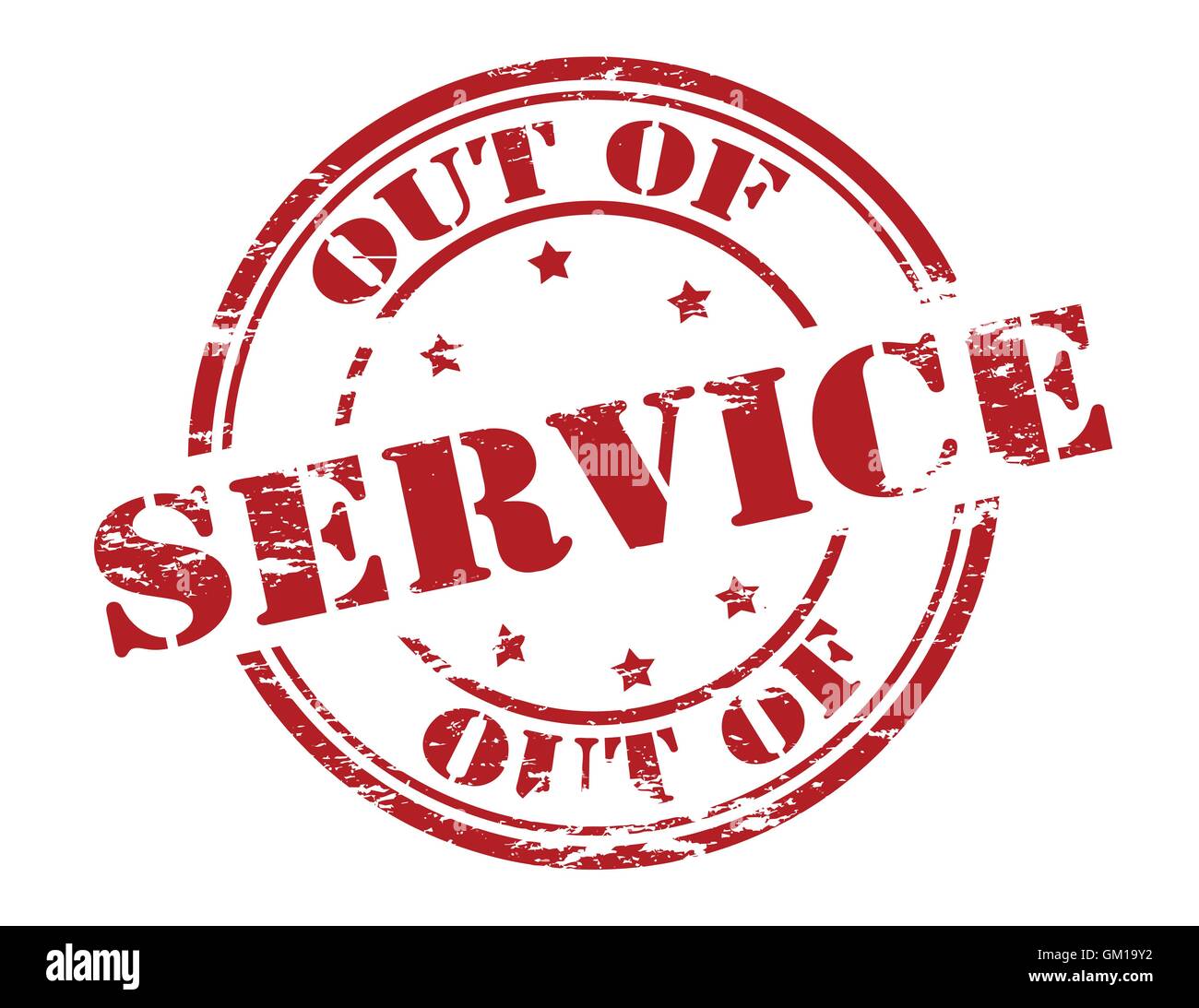 Out of service Stock Vector Image & Art - Alamy