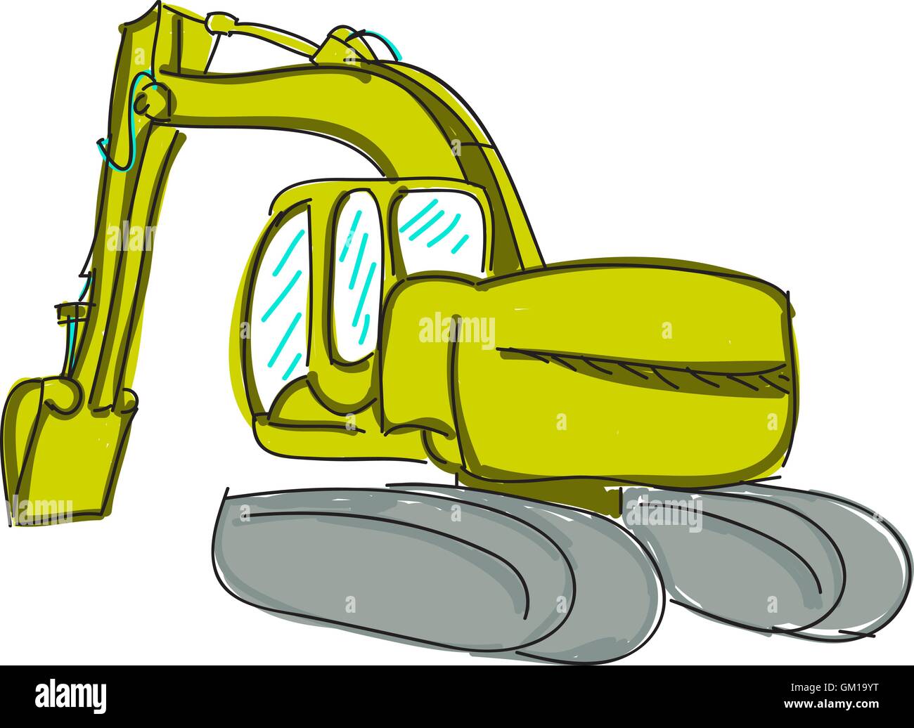 Digger window hi-res stock photography and images - Alamy
