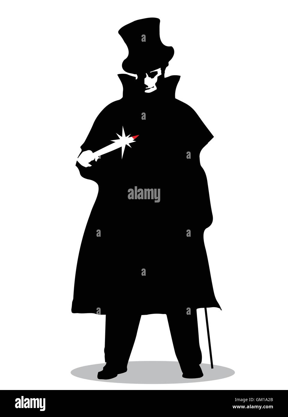Jack the ripper illustration Stock Vector Images - Alamy