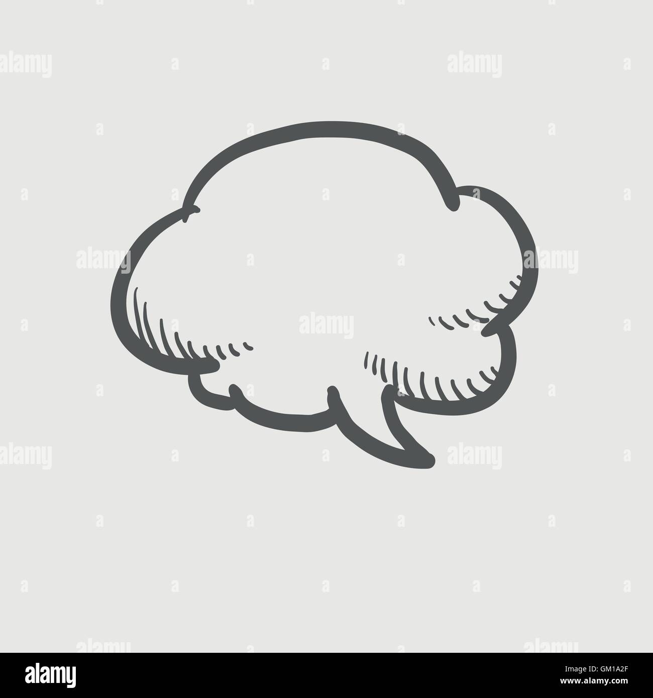 Cloud sketch icon Stock Vector Image & Art - Alamy