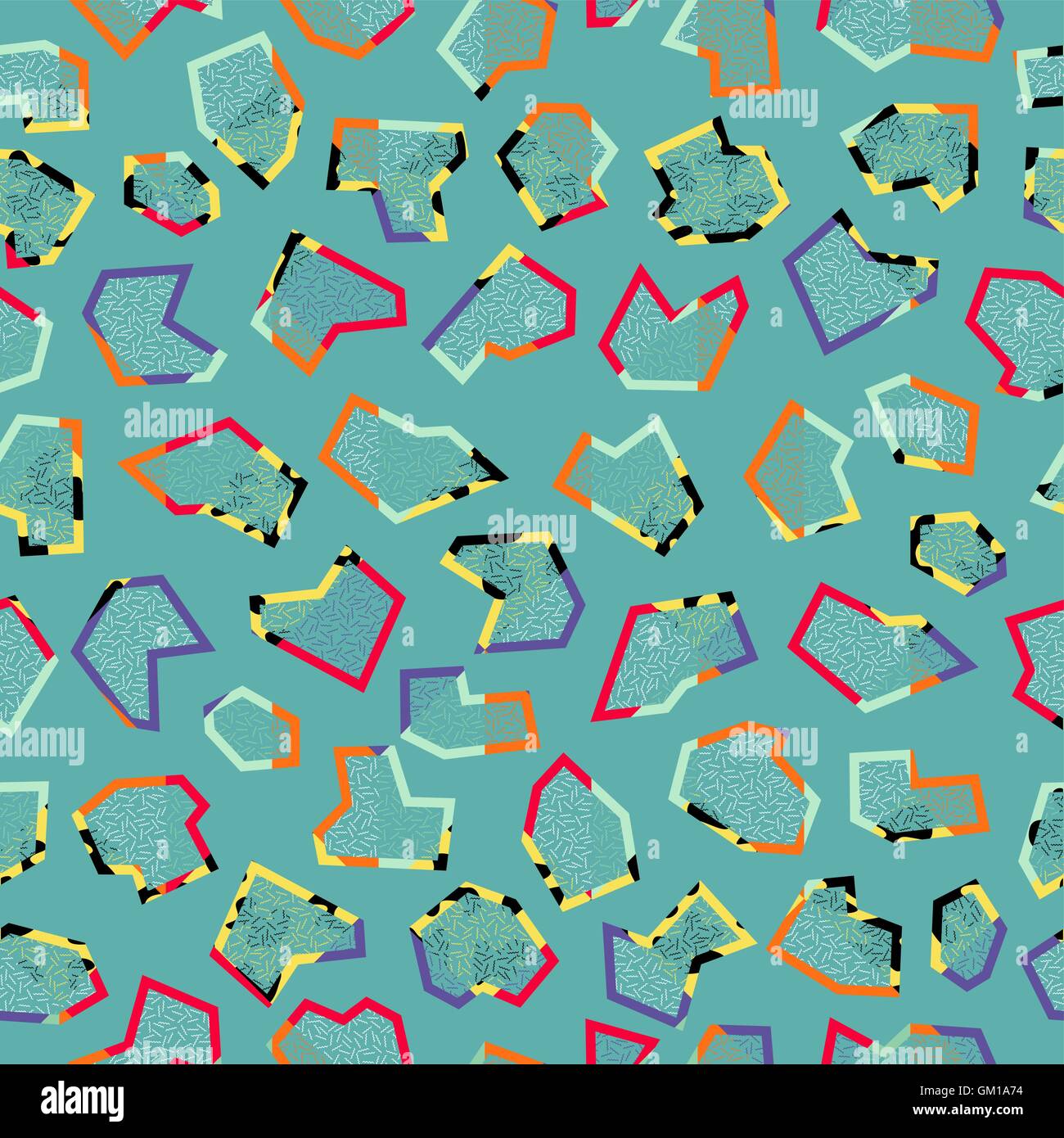 Retro 80s seamless pattern background Stock Vector Image & Art - Alamy