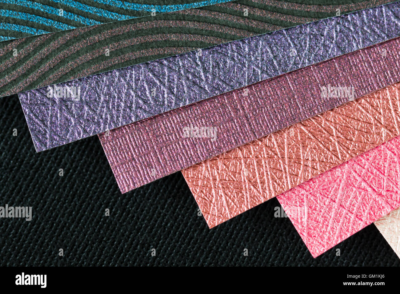 Metallic papers for the Japanese art of paper folding, origami Stock ...