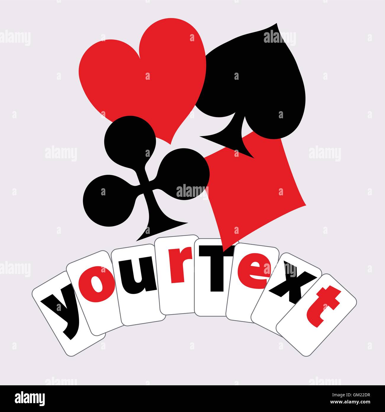 Card suits symbols hi-res stock photography and images - Alamy