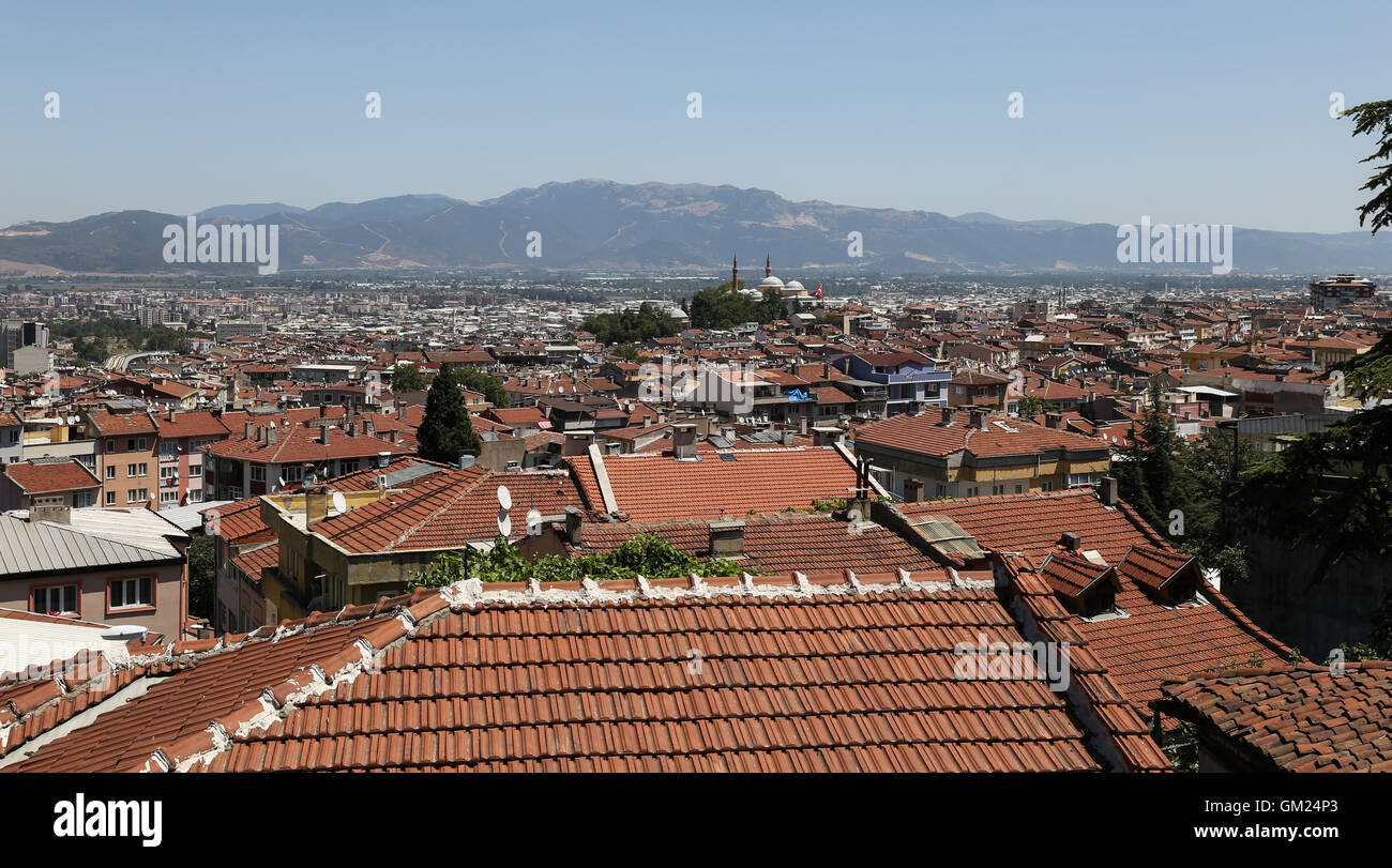 General view of Bursa city in Turkey Stock Photo - Alamy
