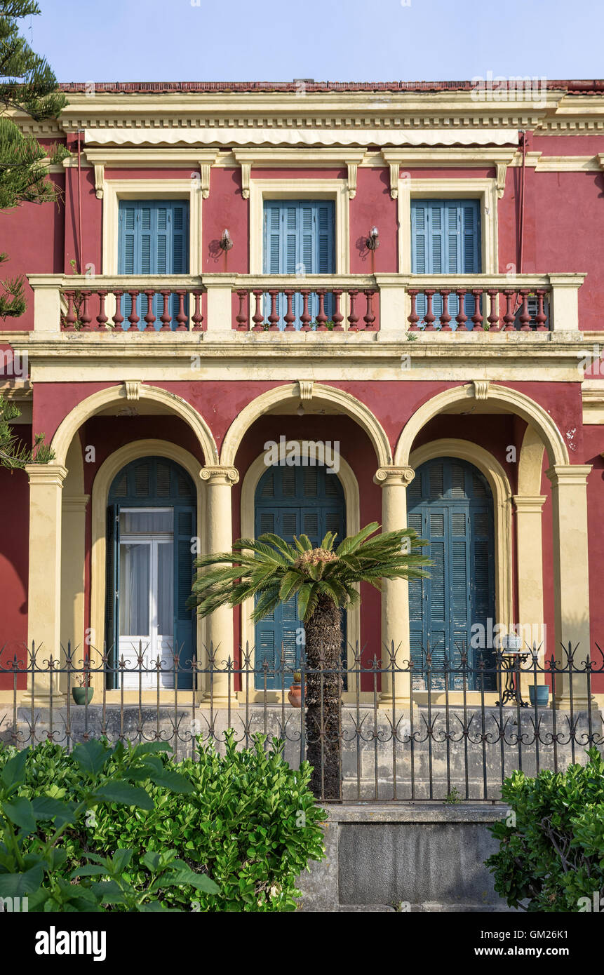 Corfu architecture mansion hi-res stock photography and images - Alamy