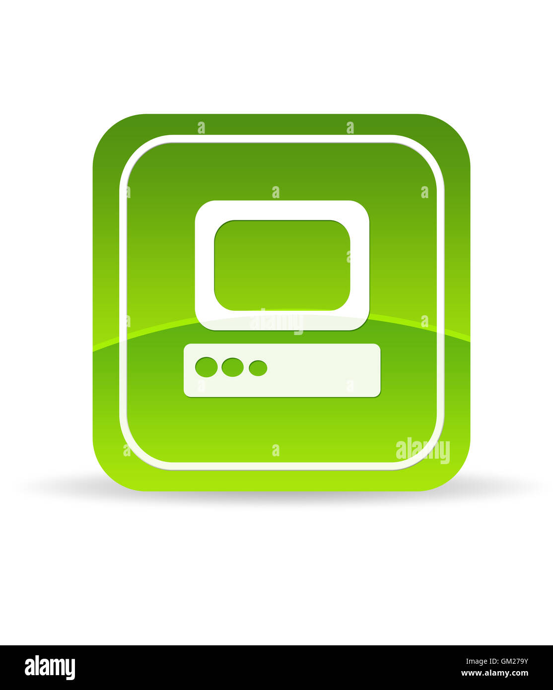 Green sms icon hi-res stock photography and images - Alamy