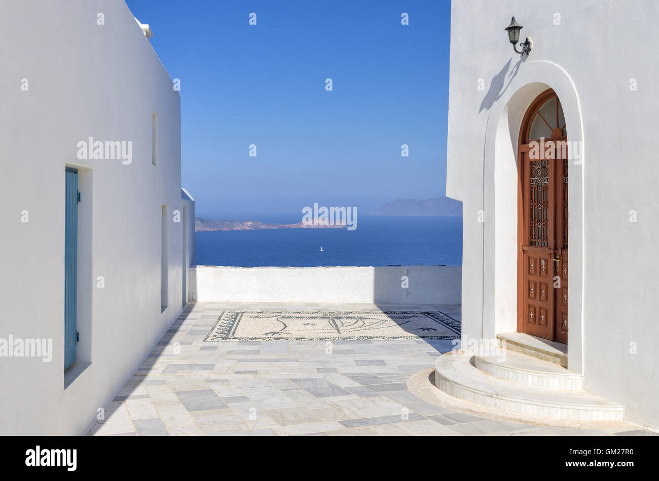 Architecture in Milos island, Cyclades, Greece Stock Photo - Alamy