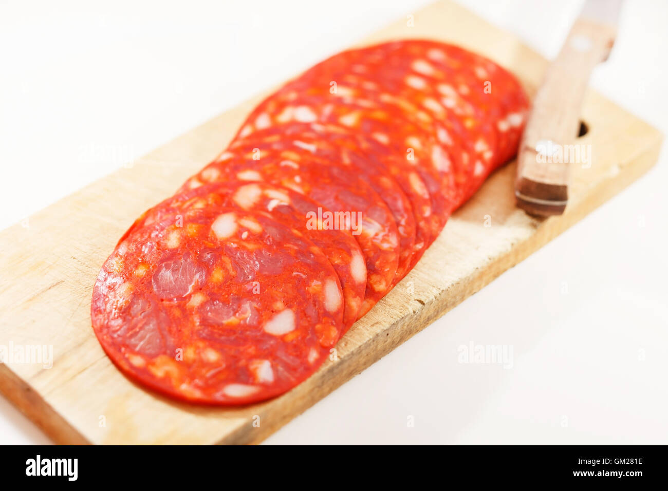 red spanish chorizo Stock Photo - Alamy