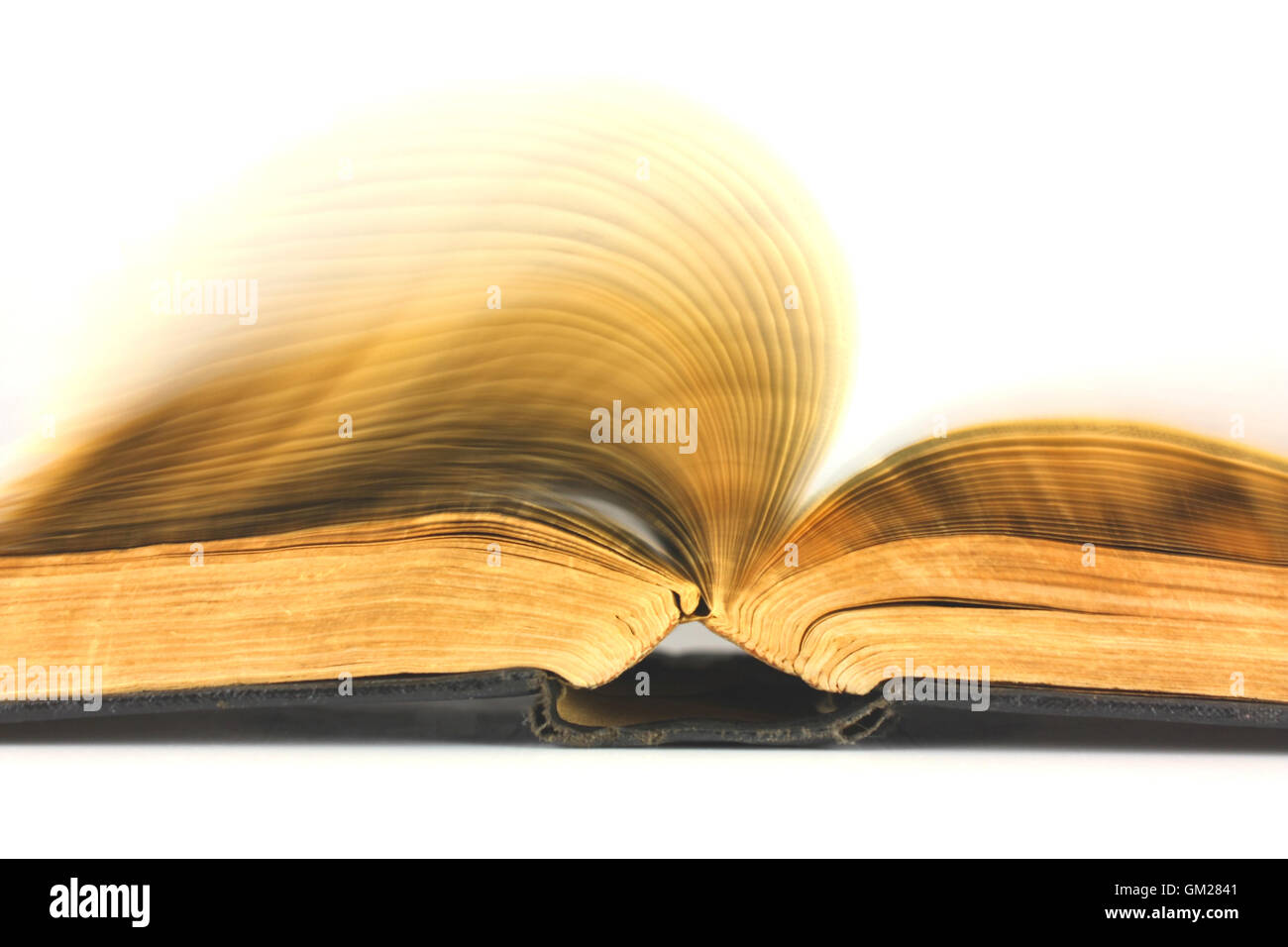 Flipping pages old book hi-res stock photography and images - Alamy