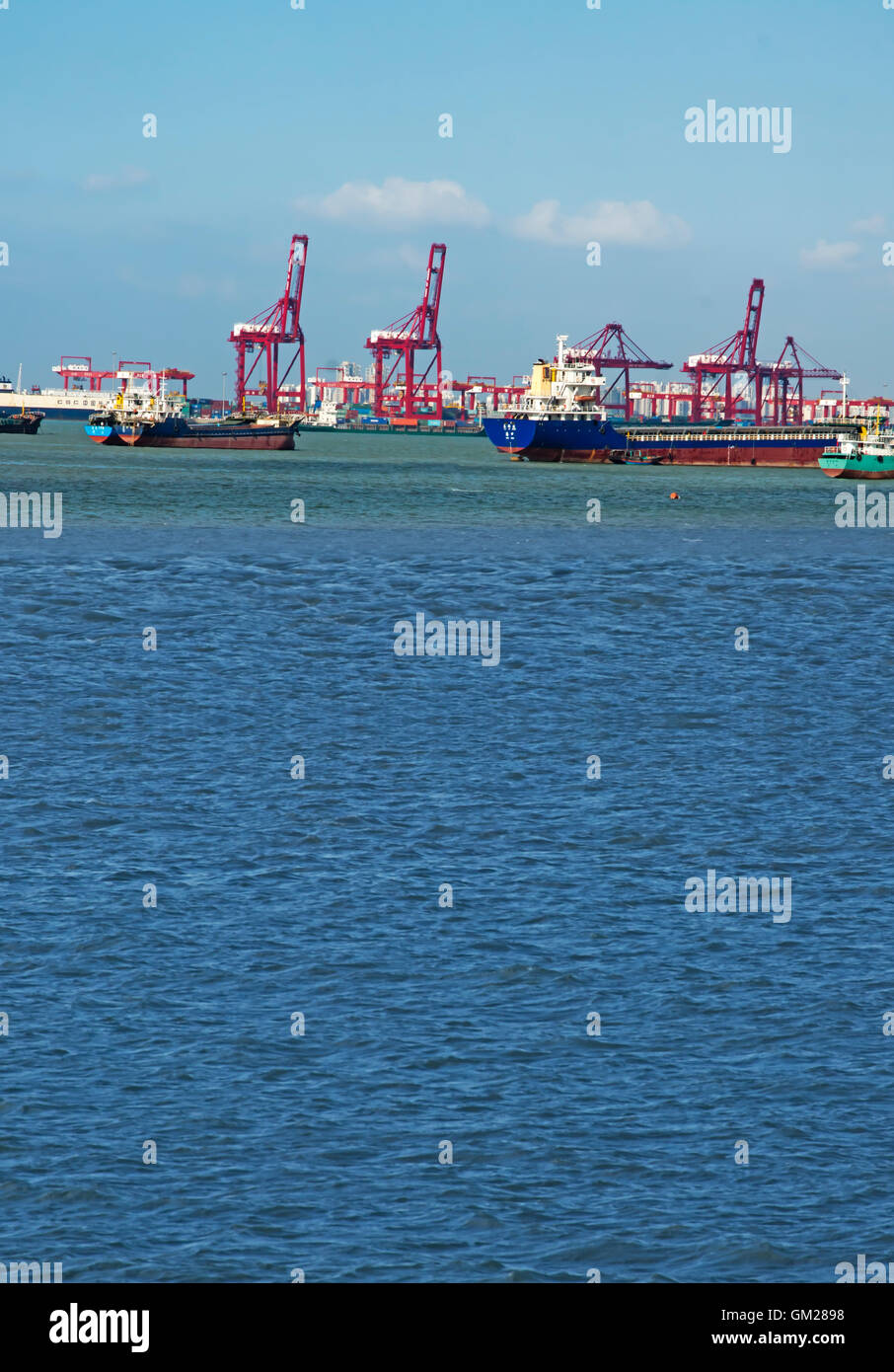 The harbour view. Taken in China, haikou, hainan Stock Photo - Alamy