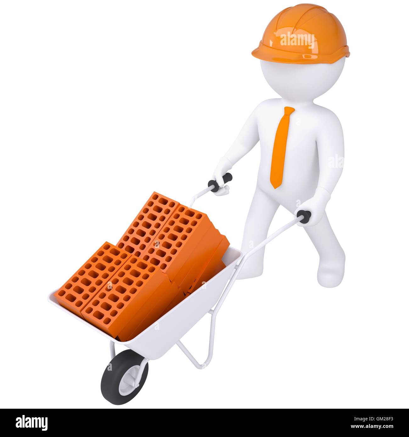 3d white man in a helmet Stock Photo - Alamy