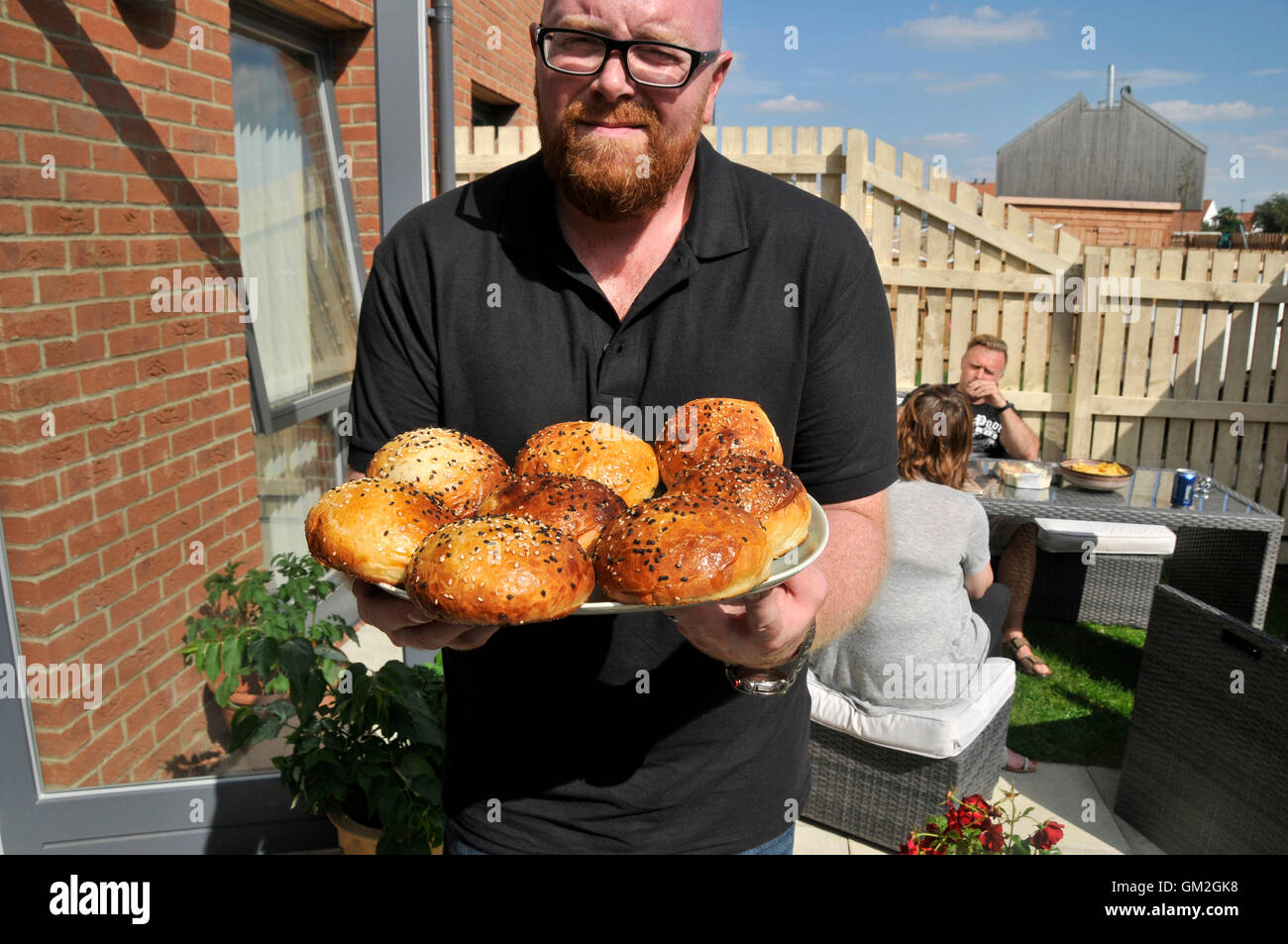 Buns baps bread hi-res stock photography and images - Alamy
