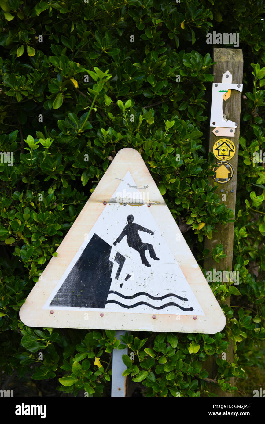 South Foreland and Langdon Cliffs near Dover in Kent, United Kingdom ...