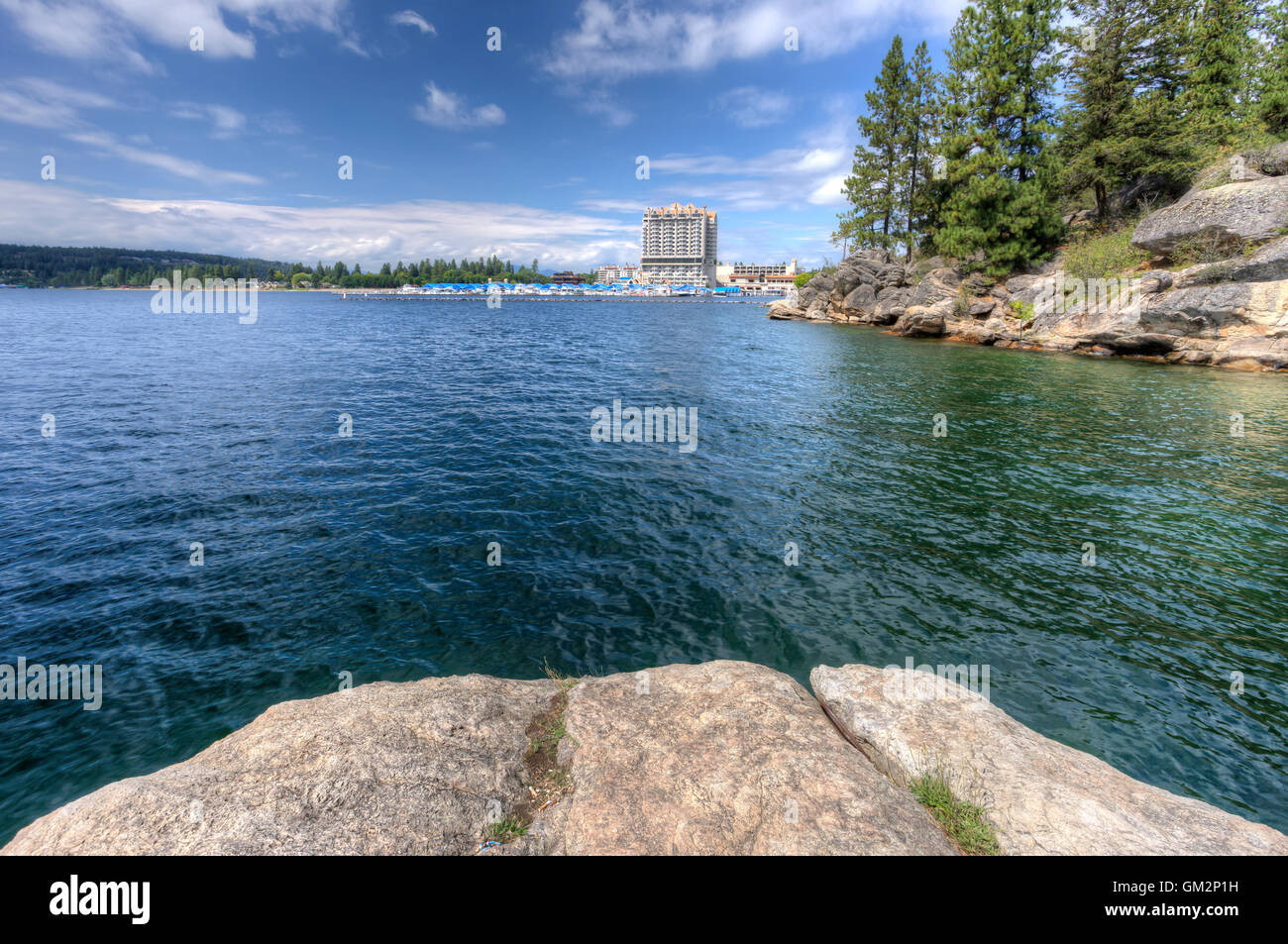 Coeur d'Alene Lake from Tubbs Hill Stock Photo - Alamy
