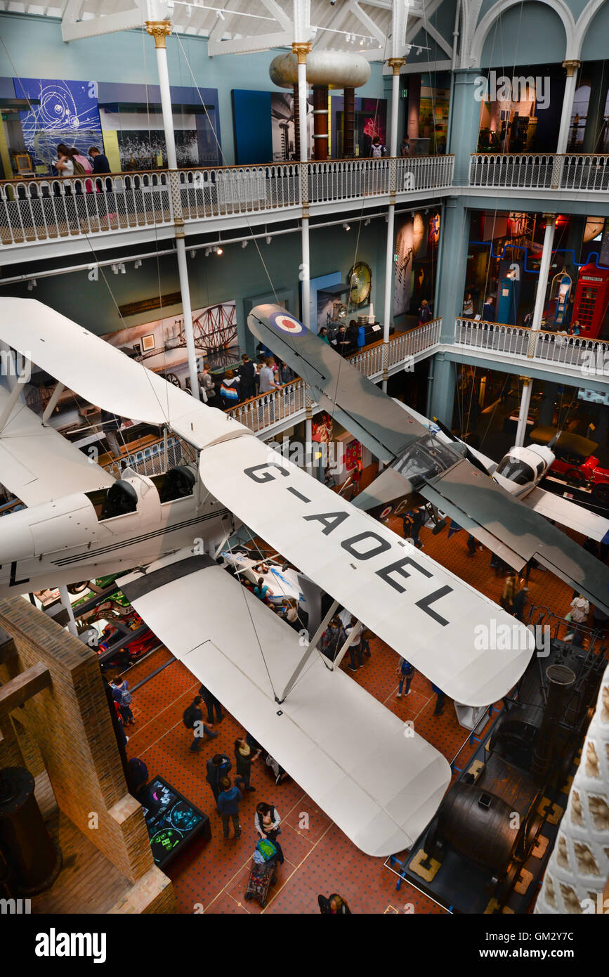 de Havilland Tiger Moth on display in the Science and Technology ...