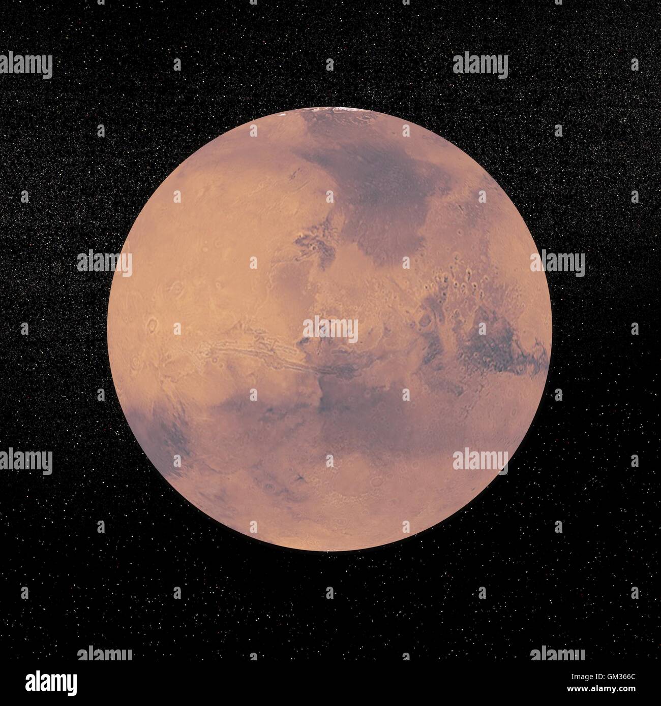 Mars planet - 3D render Stock Photo - Alamy