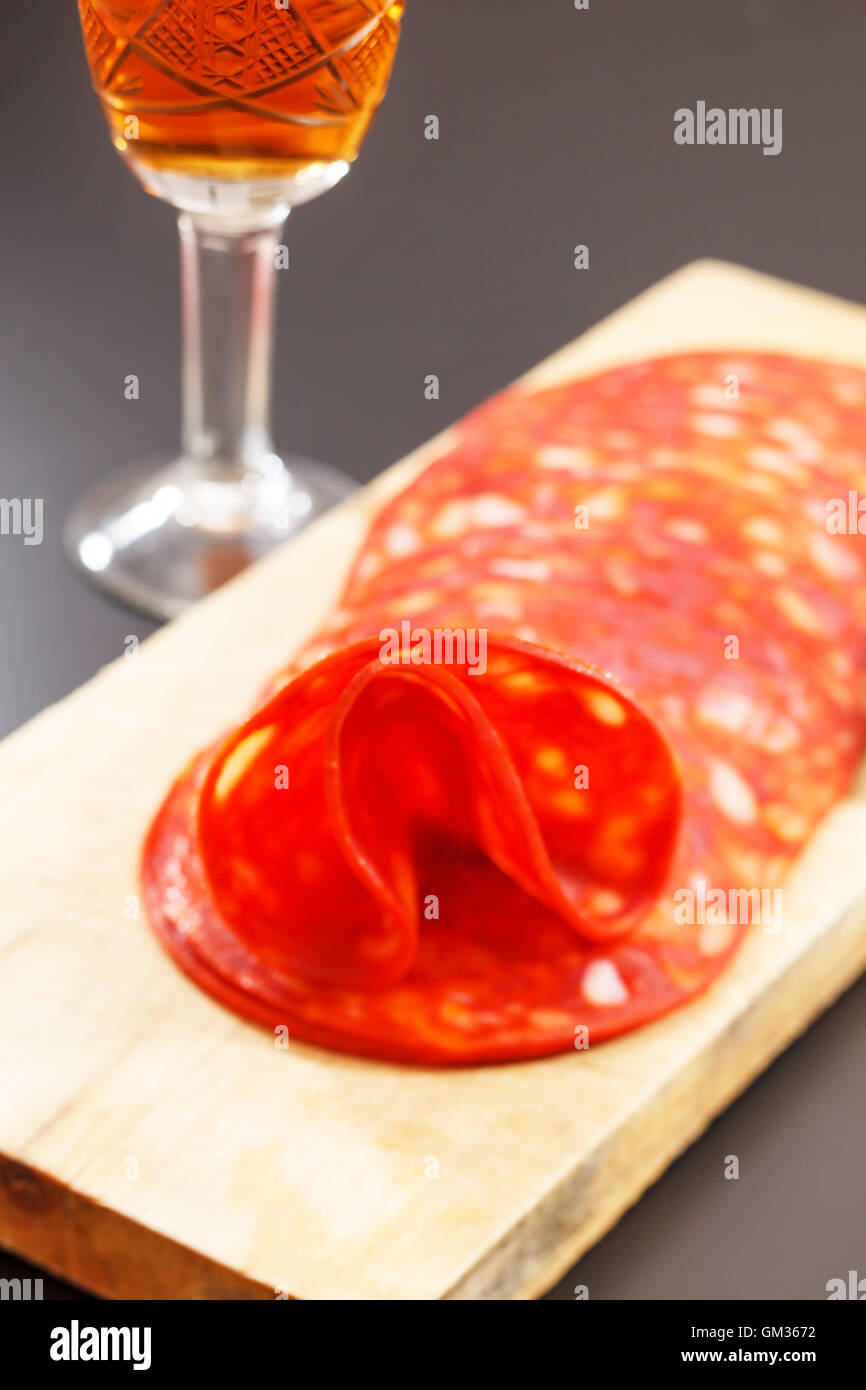 red spanish chorizo Stock Photo - Alamy