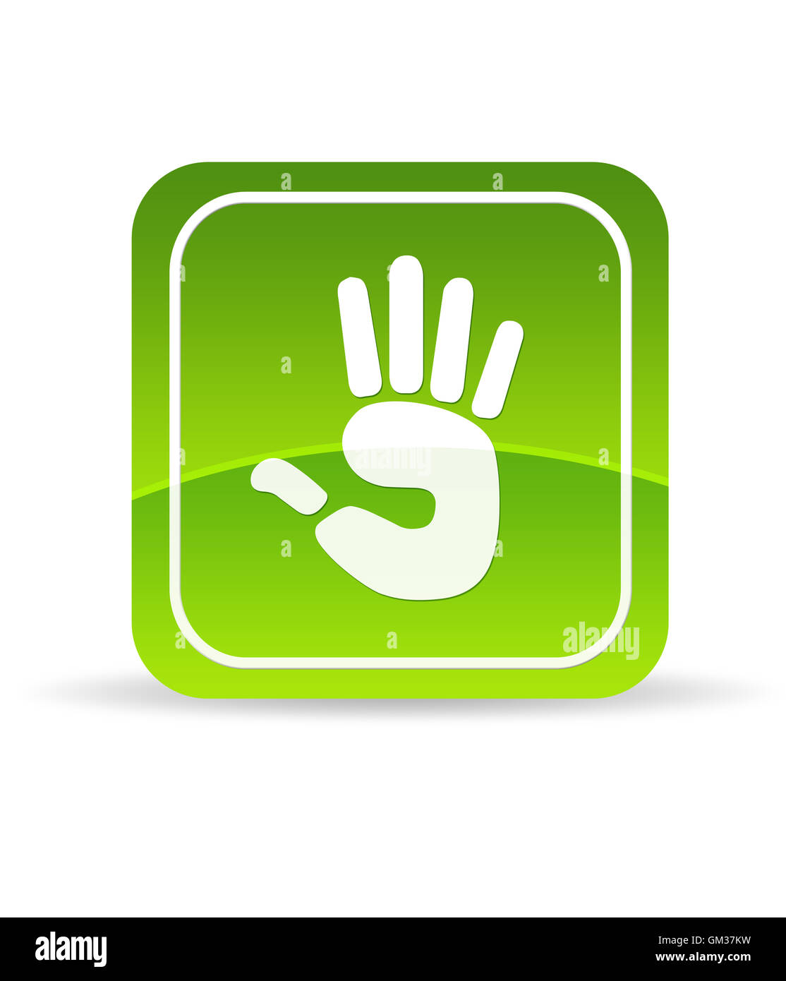 Green sms icon hi-res stock photography and images - Alamy