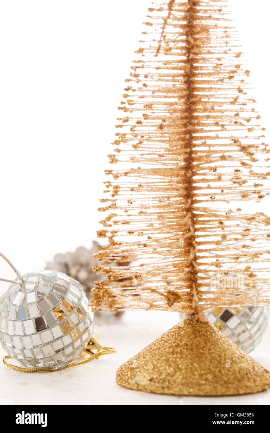 gold christmas tree Stock Photo - Alamy