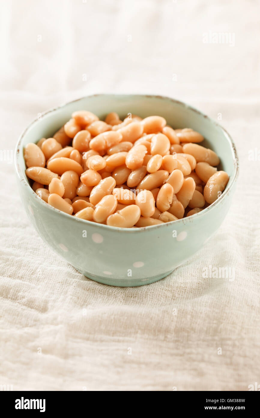 cooked white beans Stock Photo - Alamy