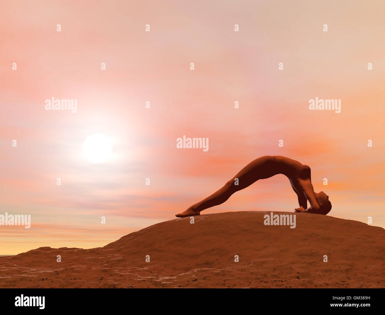 Dwi pada viparita dandasana hi-res stock photography and images - Alamy