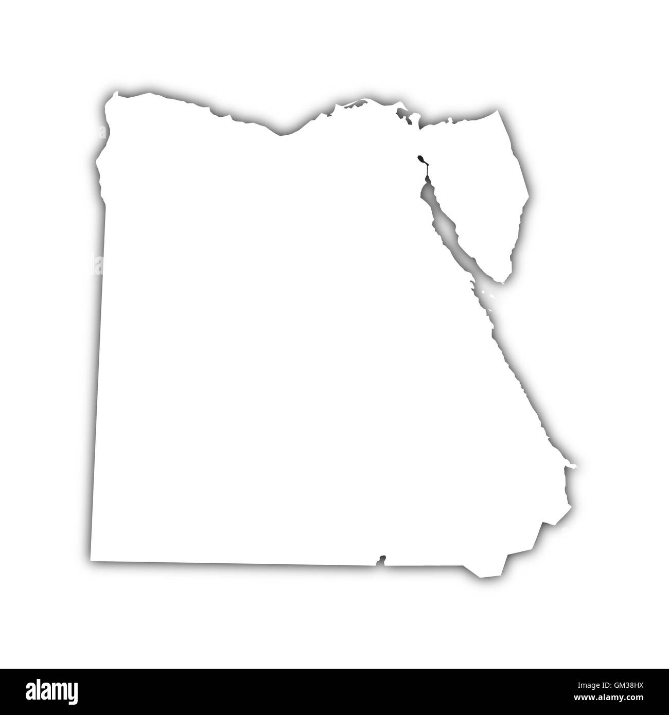 Egypt map of africa hi-res stock photography and images - Alamy