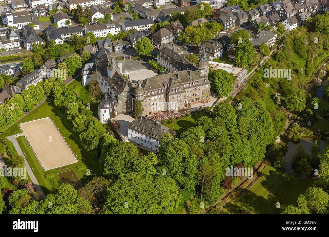 Aerial View Schloss Wittgenstein Castle High Resolution Stock ...