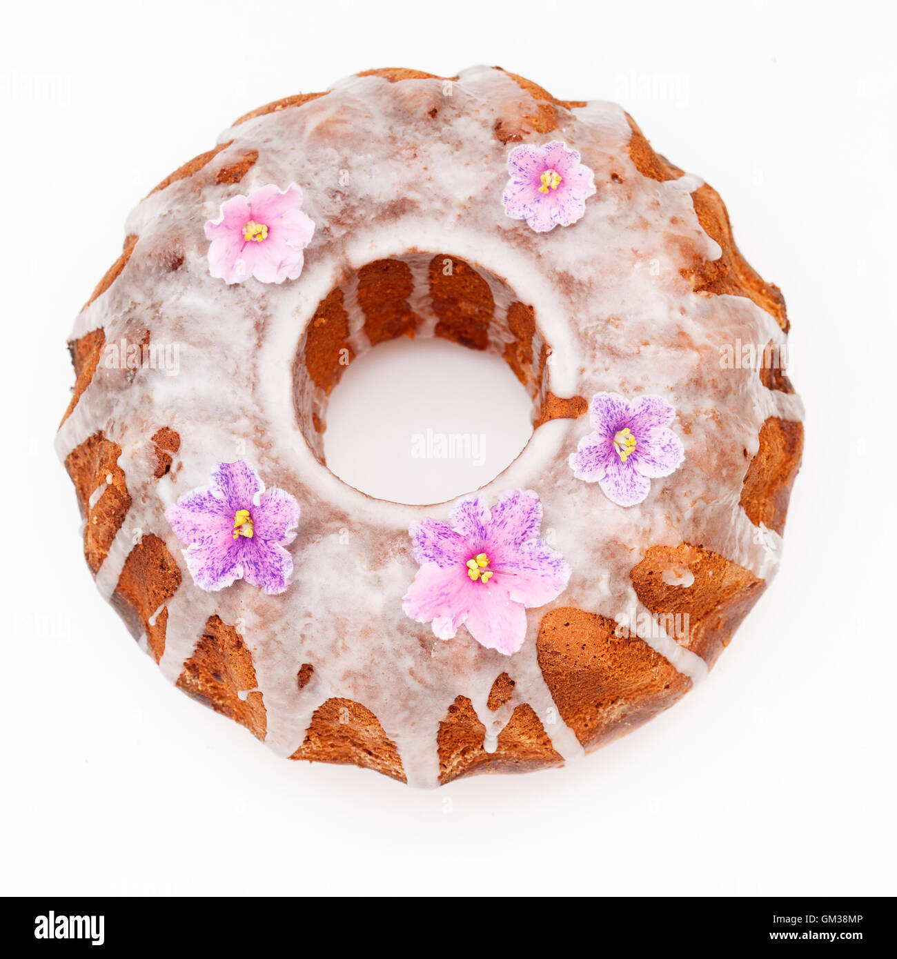 Loaf cake iced Cut Out Stock Images & Pictures - Alamy