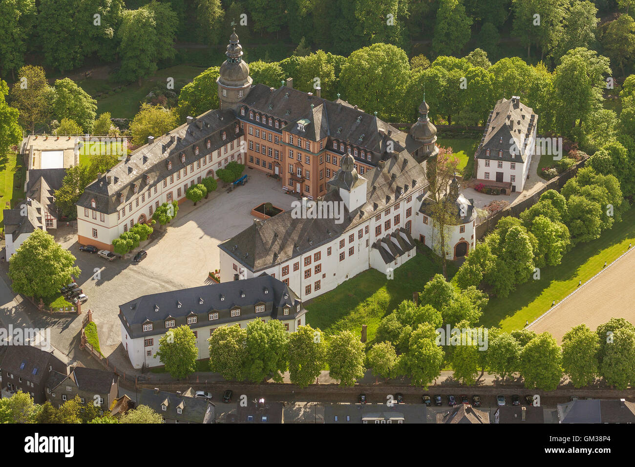 Aerial View Schloss Wittgenstein Castle High Resolution Stock ...