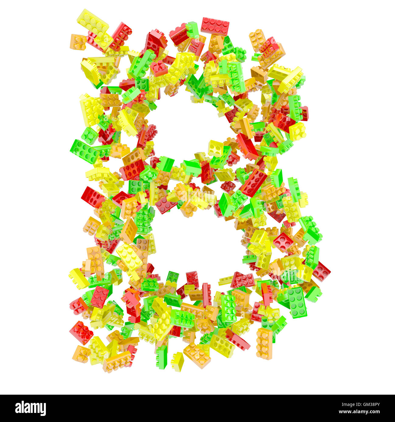 The letter B is made up of children's blocks Stock Photo - Alamy
