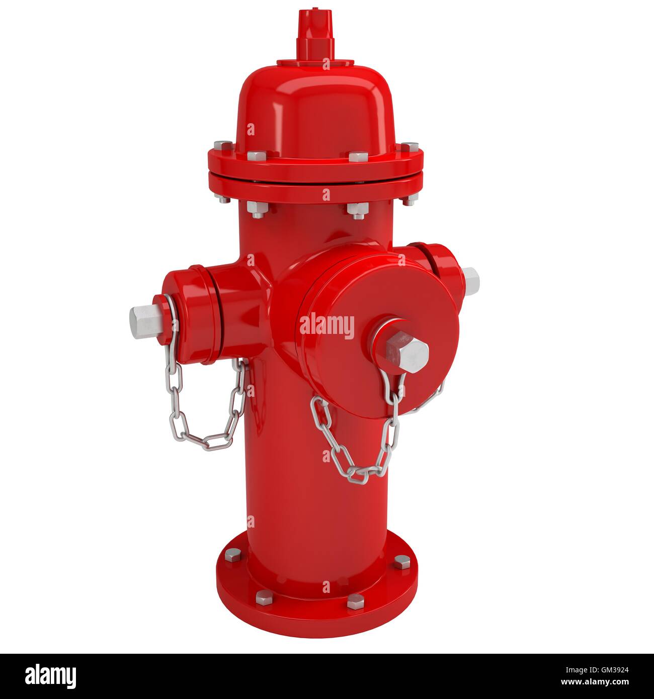 Red fire hydrant Stock Photo - Alamy