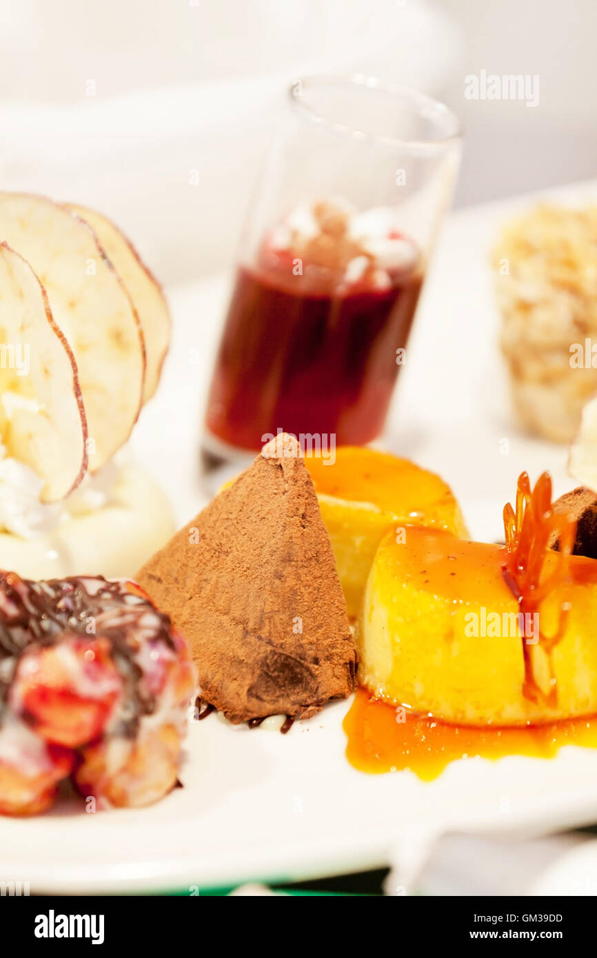 different kinds desserts Stock Photo - Alamy