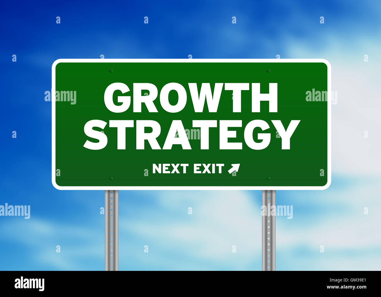 Growth Strategy Road Sign Stock Photo - Alamy