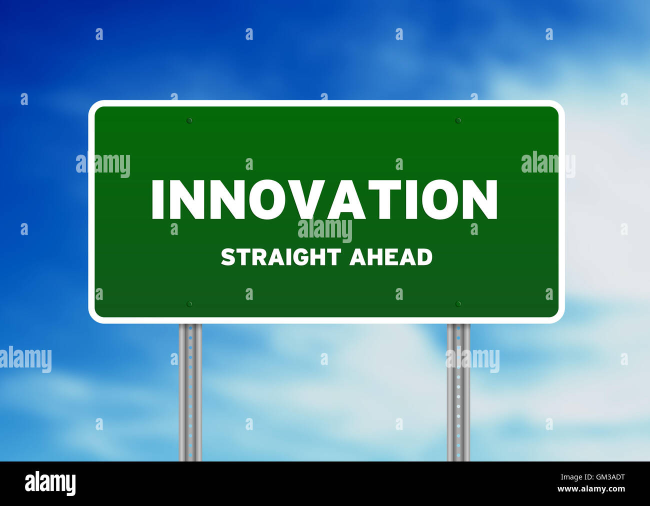 Innovation Street Sign Stock Photo - Alamy