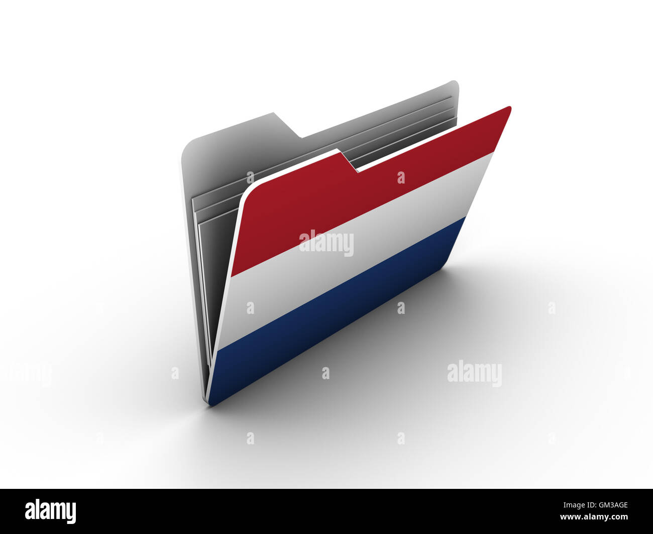 folder icon with flag of netherlands Stock Photo - Alamy