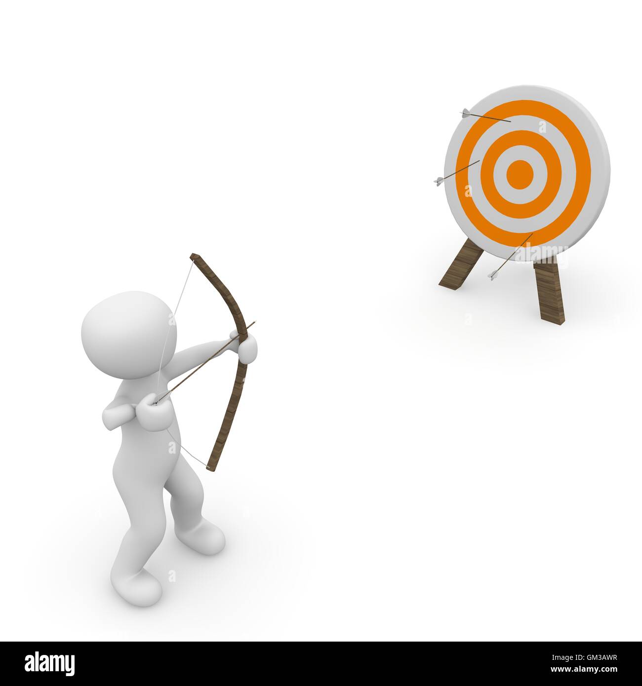 As an archer Stock Photo - Alamy