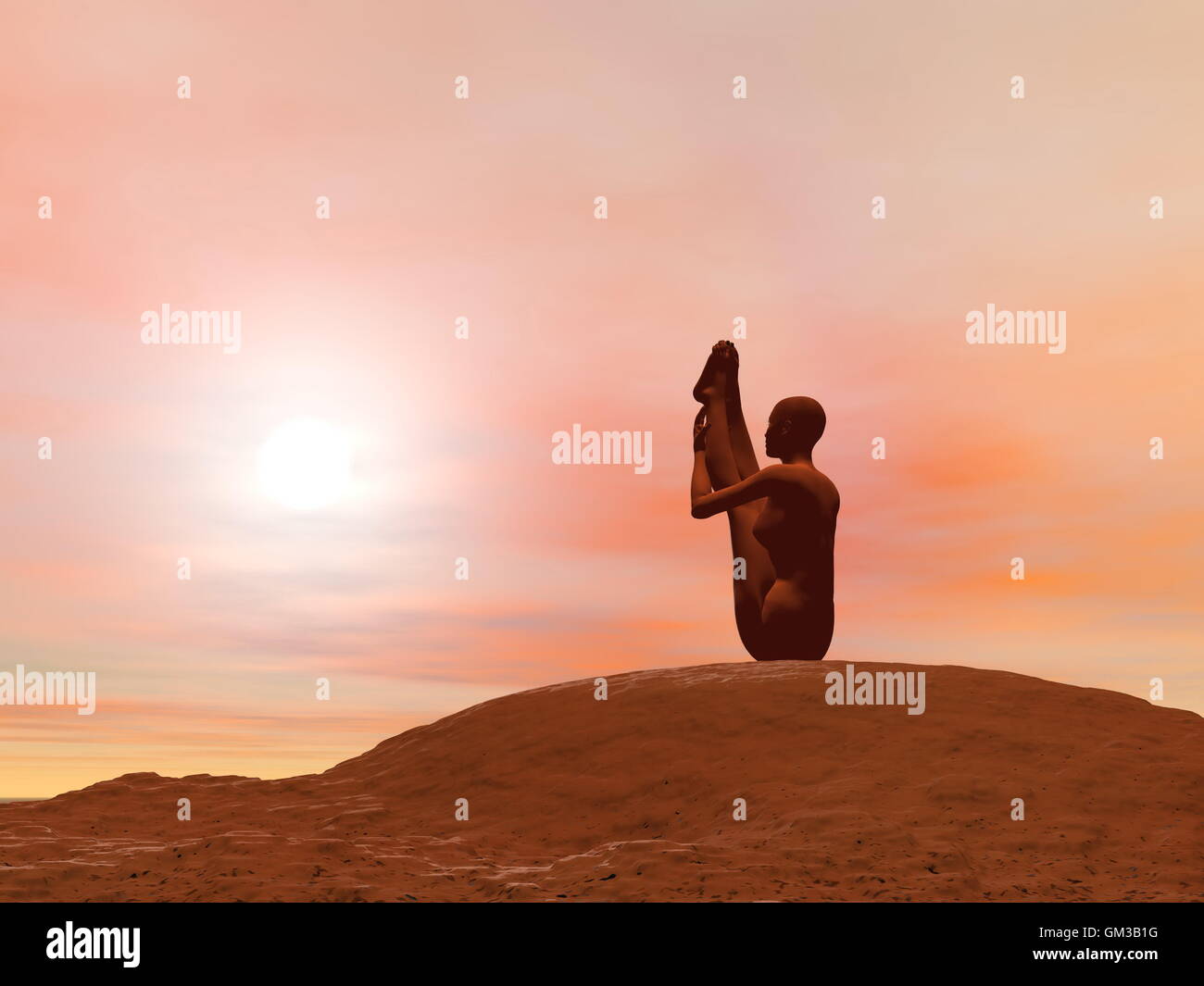 Upward facing intense stretch pose, urdhva mukha paschimottanasa Stock ...