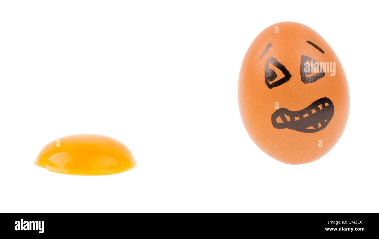 Scared egg hi-res stock photography and images - Alamy