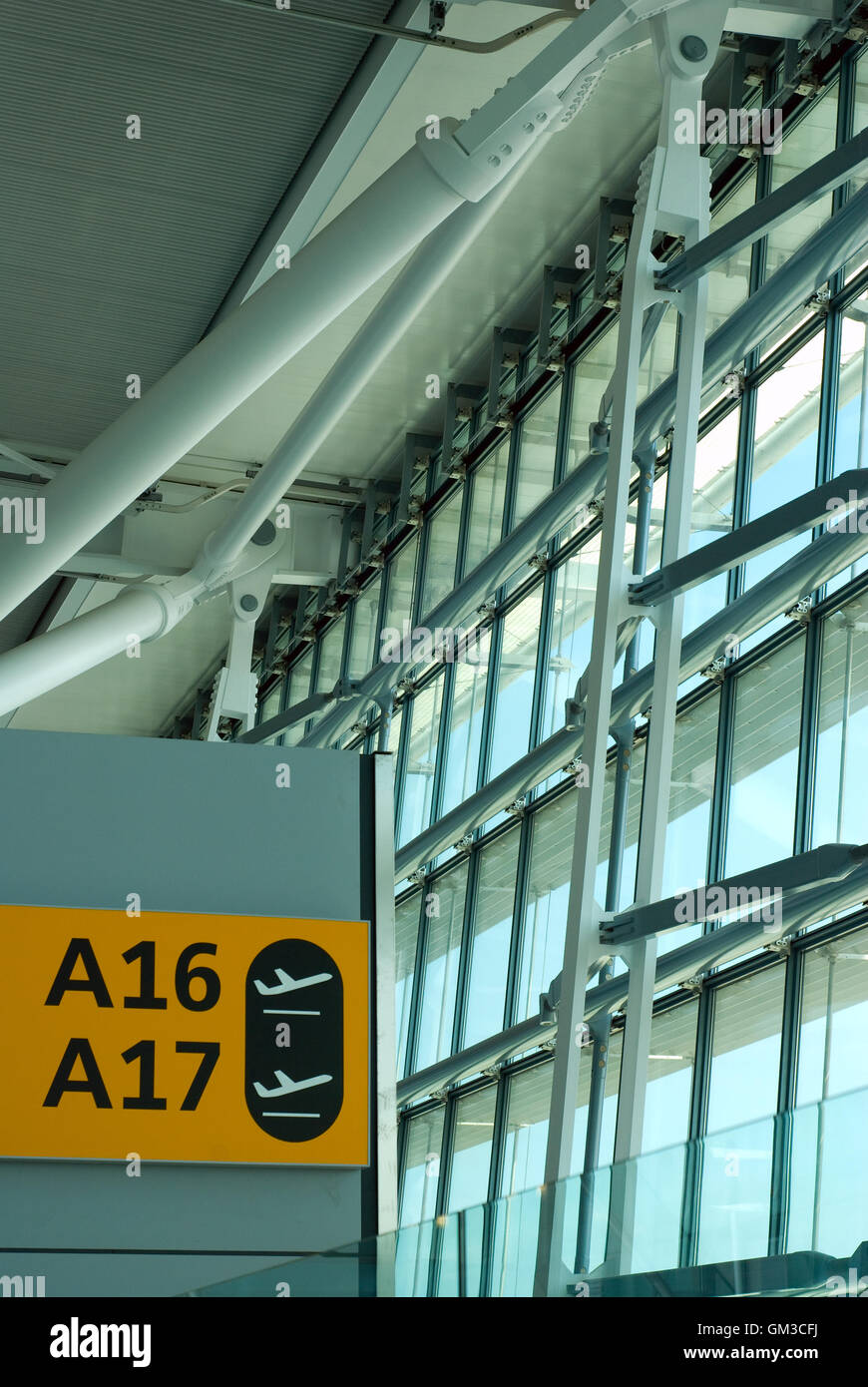 panel of airport gate Stock Photo - Alamy