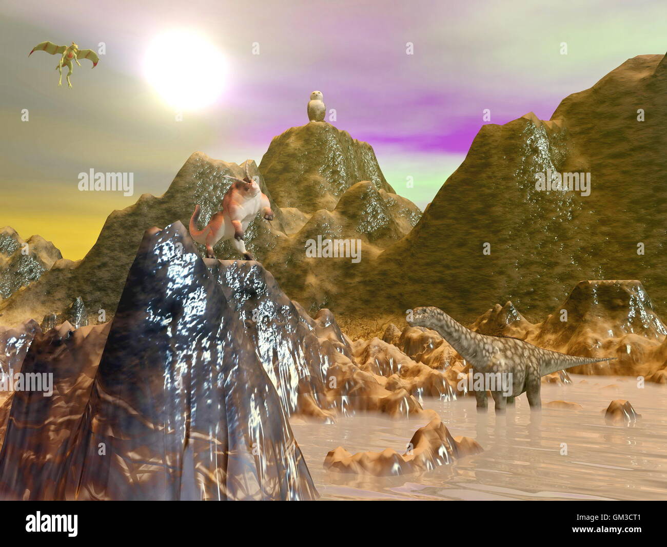 Prehistoric beasts hi-res stock photography and images - Alamy