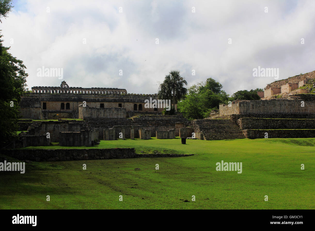 sayil ruins yucatan mexico brian mcguire Stock Photo - Alamy