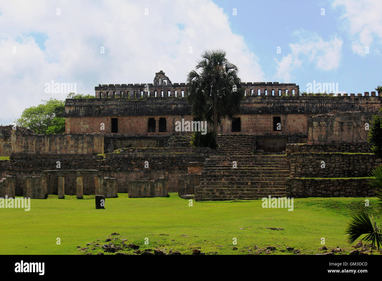 sayil ruins yucatan mexico brian mcguire Stock Photo - Alamy