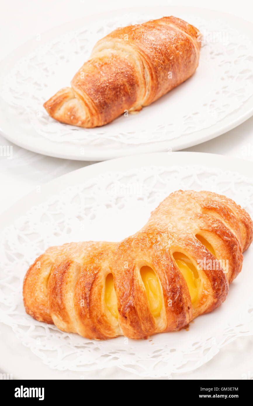 puff with apricot Stock Photo - Alamy