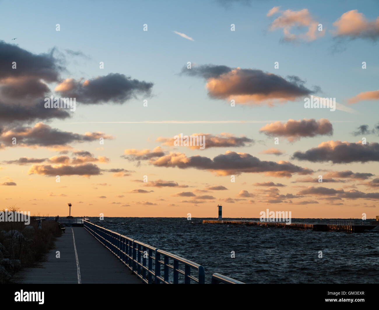 Muskegon pier lighthouse hi-res stock photography and images - Alamy