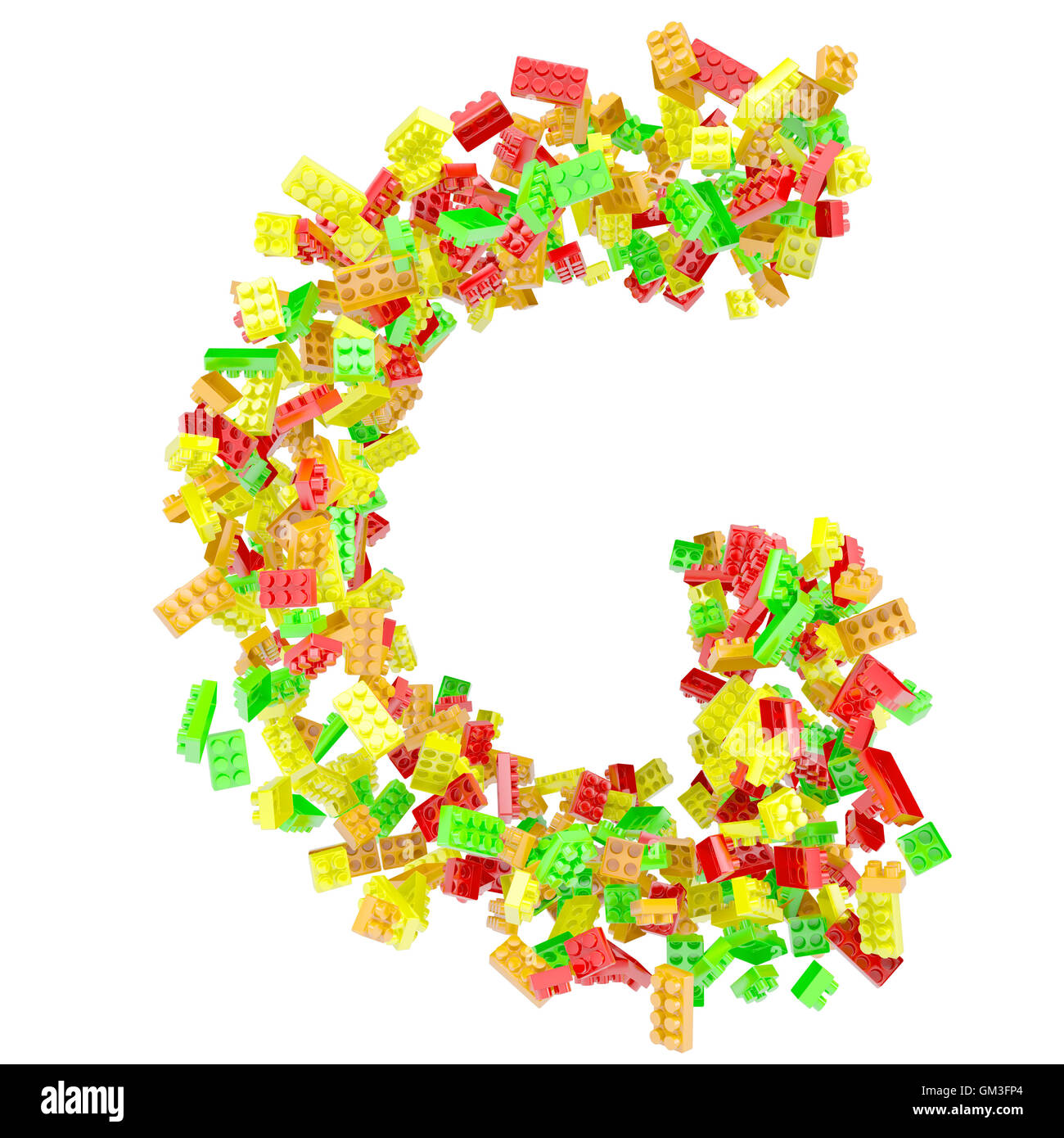 The letter G is made up of children's blocks Stock Photo - Alamy