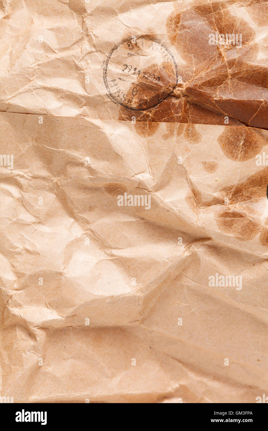 old paper with stamp Stock Photo - Alamy